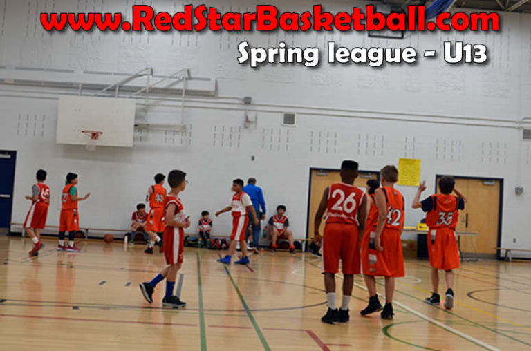 Red Star Basketball * U13 boys * GOLD MEDAL winners SPRING LEAGUE ...